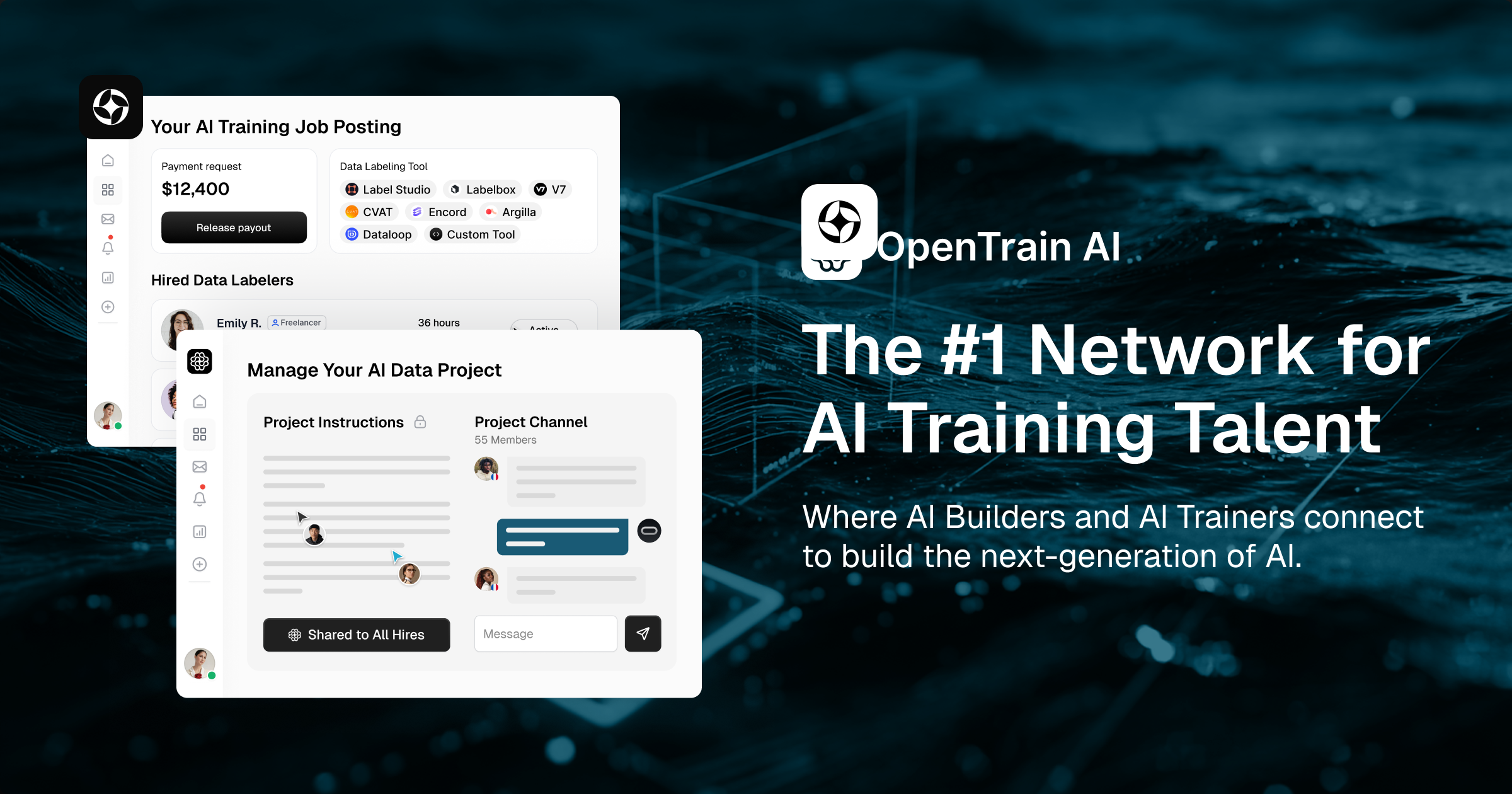 Hire Freelance AI Trainers & Data Labelers for Any Tool | OpenTrain AI